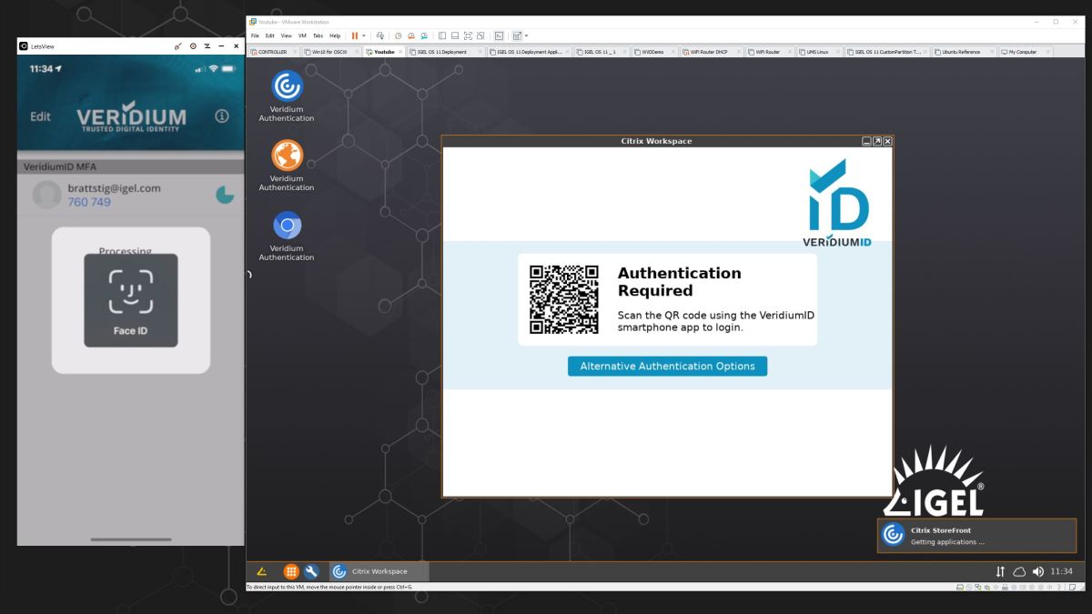 IGEL OS and VeridiumID -password-less authentication – VirtualBrat